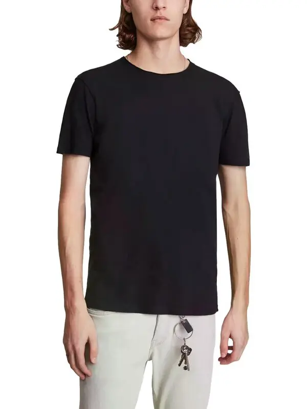 ALLSAINTS Raw-cut T-shirt - Black