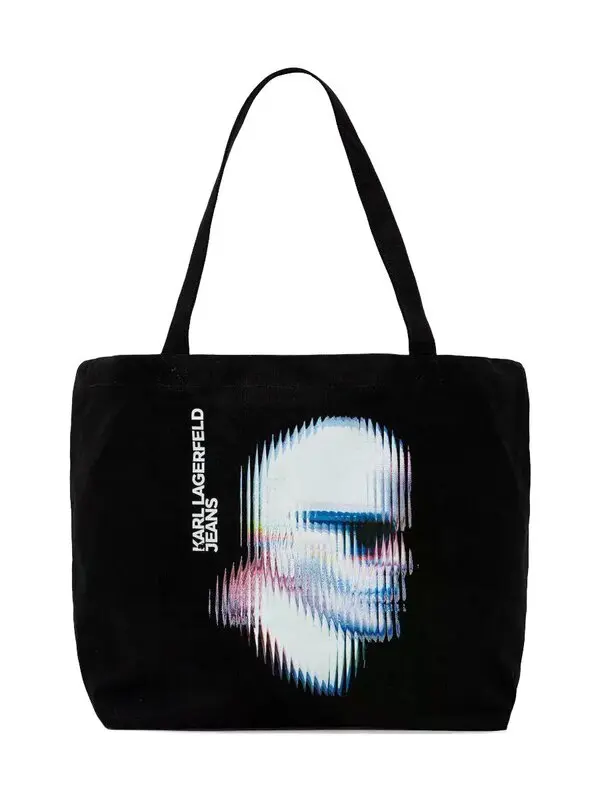 Karl Lagerfeld Graphic-print Tote Bag - Black