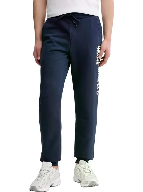 Karl Lagerfeld Logo-print Slim-fit Track Pants - Blue