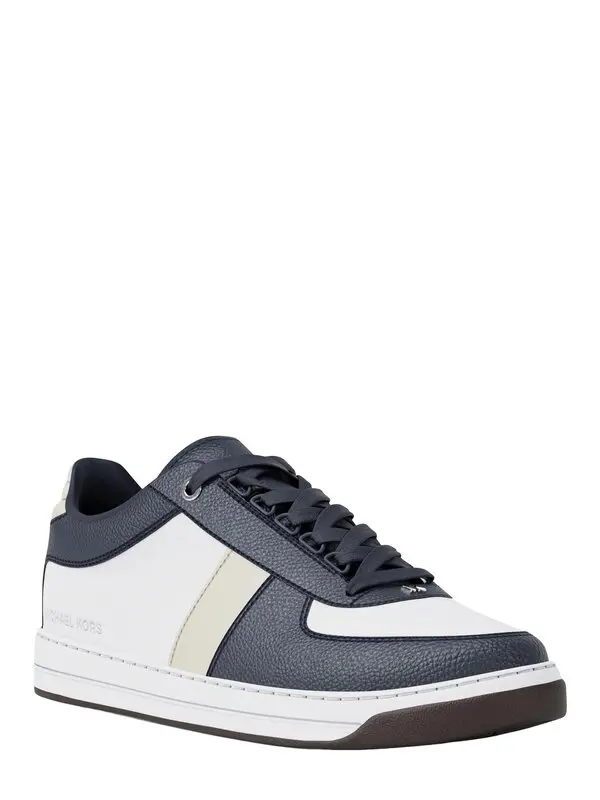Michael Kors Brady Color-block Leather Sneaker - Blue