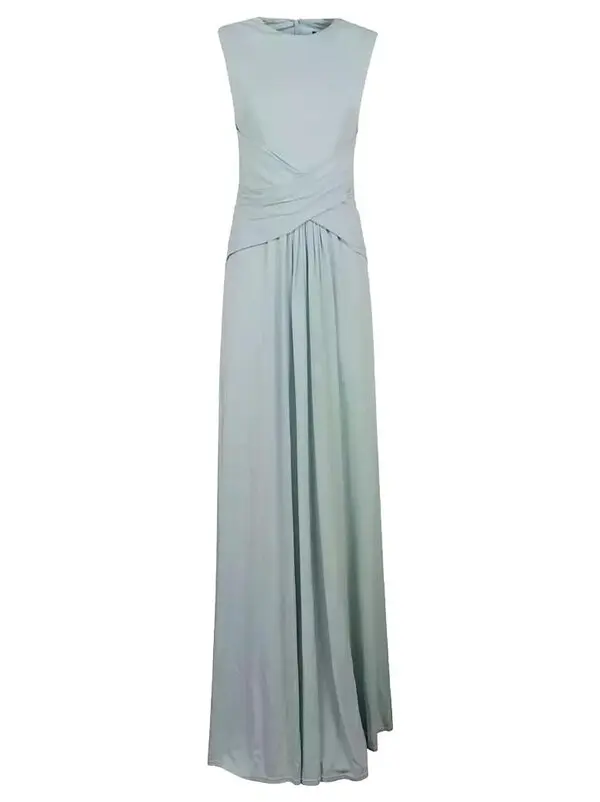 Roland Mouret Draped Sleeveless Dress - Blue