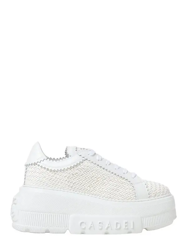 Casadei Lace-up Sneakers - White