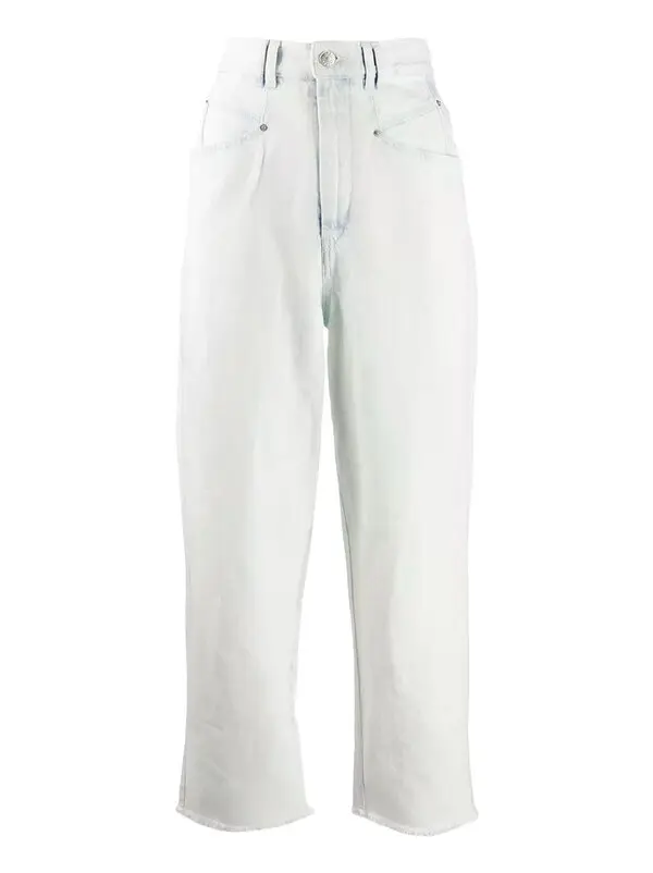 Isabel Marant Étoile High-rise Cropped Jeans - Blue