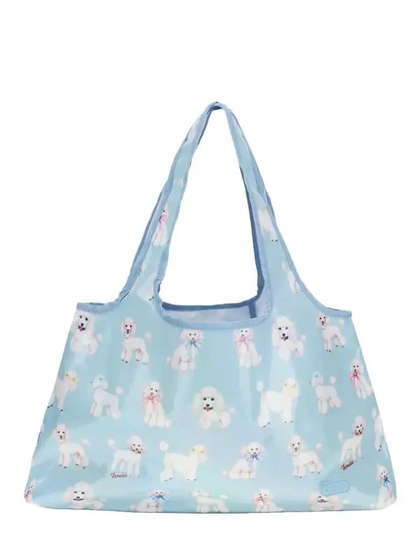 Fiorucci Poodle-print Tote Bag - Blue