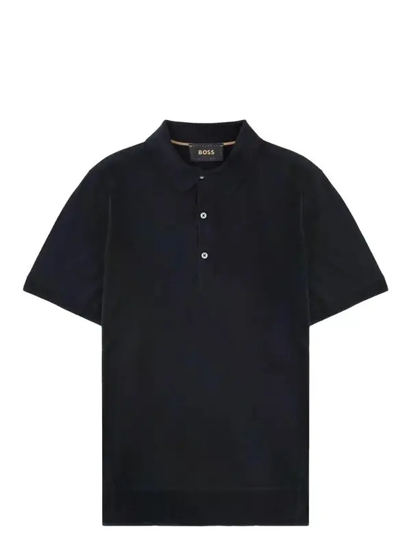 BOSS Silk Polo Shirt - Blue