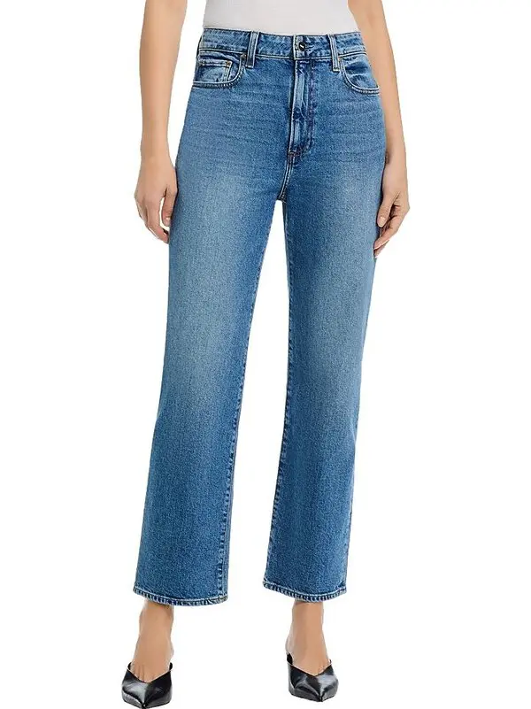 Paige Petite Stevie High Rise Jeans - Keystone