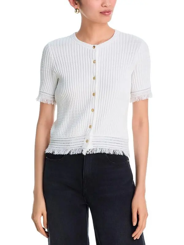 Rag & Bone Ayan Cardigan Sweater - White