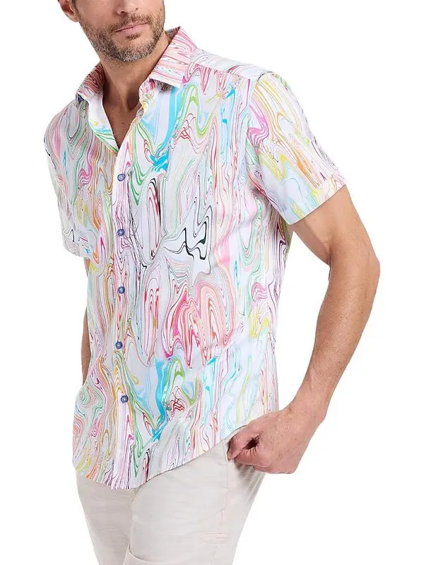Robert Graham Bellenden Paint Swirl Woven Shirt - Multi
