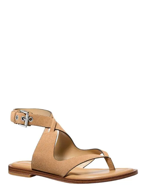 Michael Kors Irene Flat Thong Sandals - Peanut