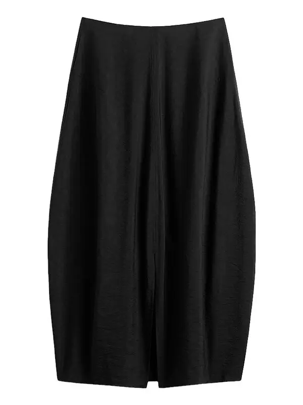 TOTEME Parachute Silk Blend Skirt - Black
