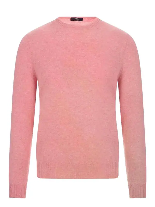 Fedeli Crew-neck Sweater - Pink