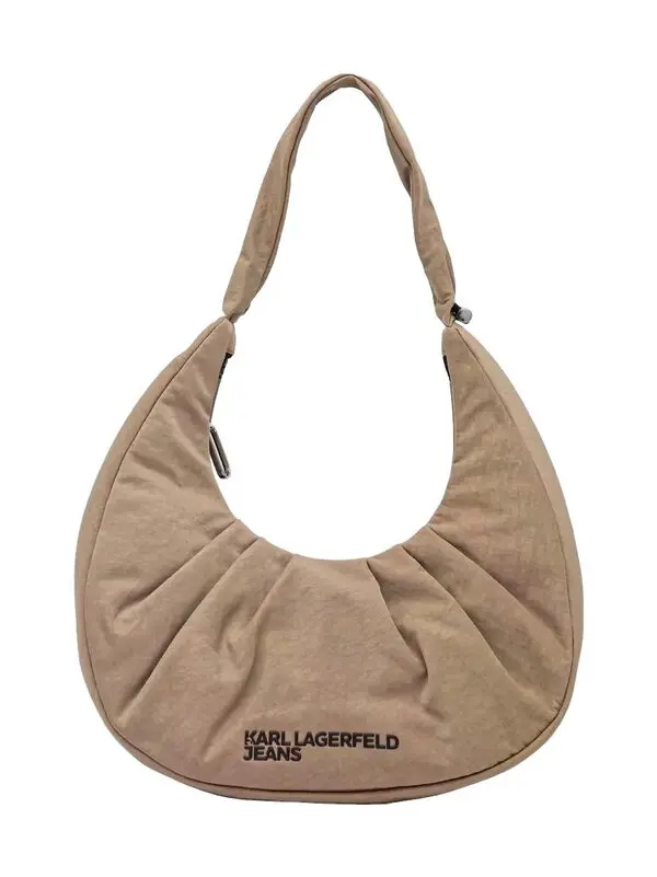 Karl Lagerfeld Gathered Shoulder Bag - Brown