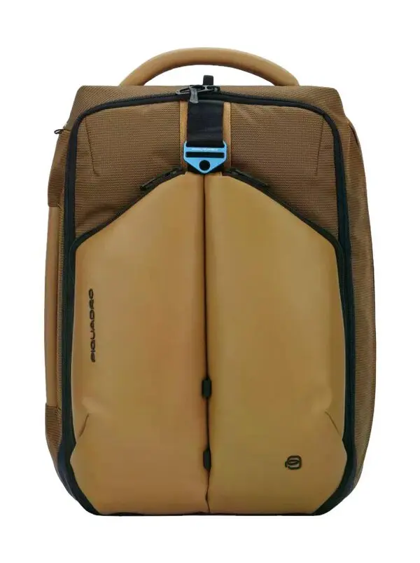 PIQUADRO Expandable Multi-compartment Backpack - Neutrals
