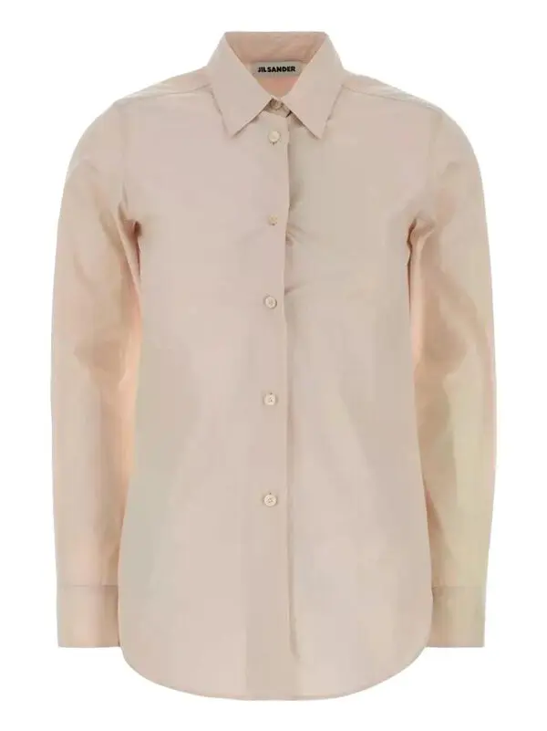 JIL SANDER Long-sleeve Poplin Shirt - Neutrals