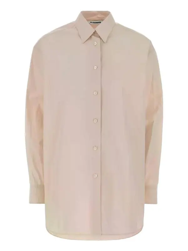 JIL SANDER Long-sleeve Oversize Shirt - Neutrals