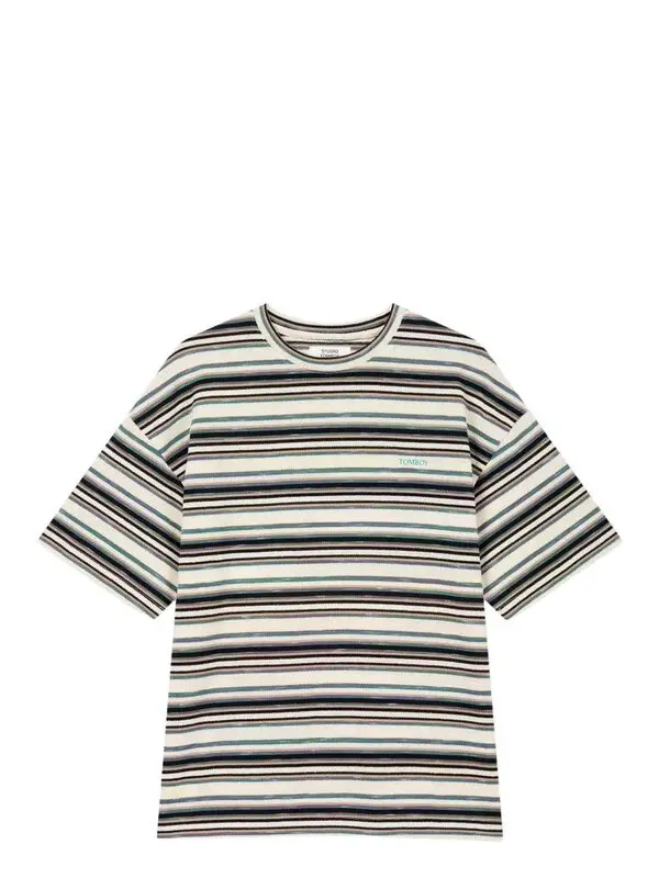 STUDIO TOMBOY Striped T-shirt - White