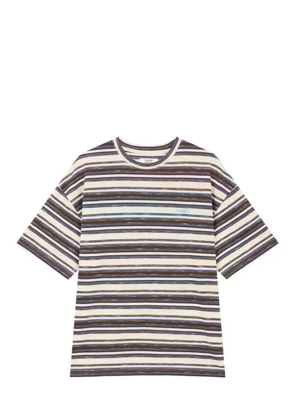 STUDIO TOMBOY Striped T-shirt - Neutrals