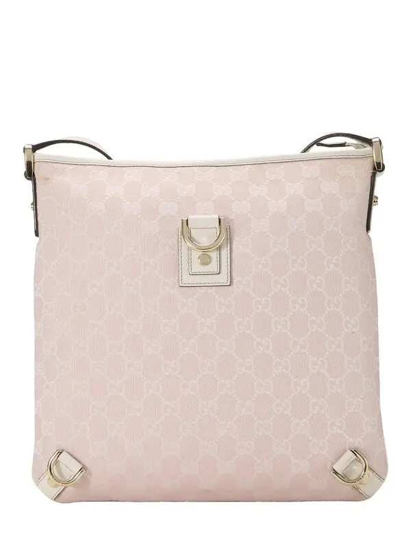 Gucci Gg Canvas D-ring Abbey Messenger - Pink