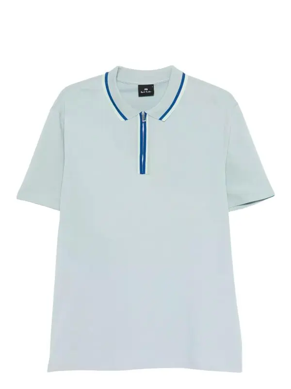 Paul Smith Zip-fastening Polo Shirt - Blue