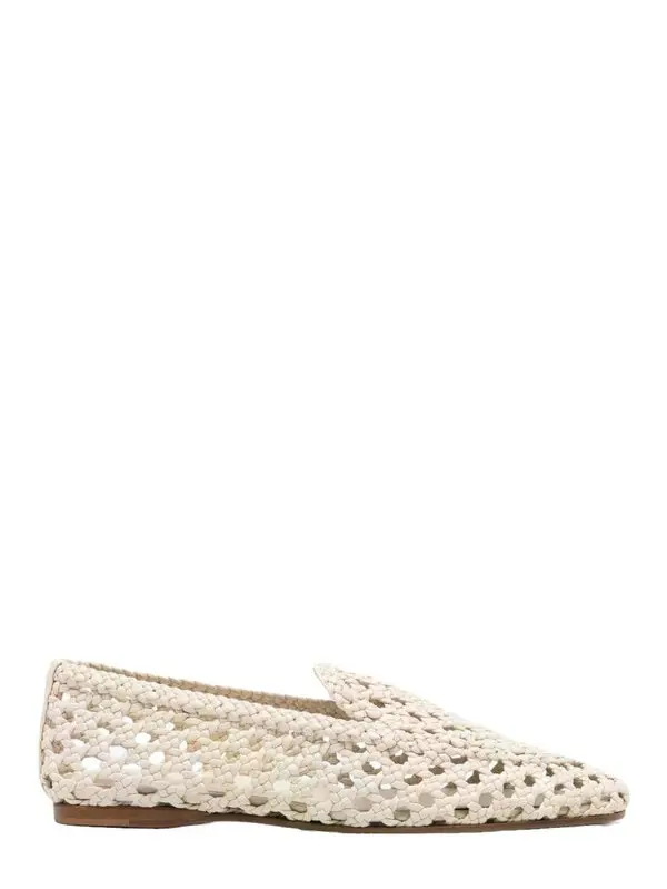 FORTE_FORTE Leather Loafers - Neutrals