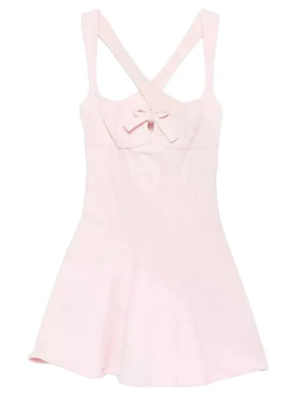MISBHV Bow-embellished Mini Dress - Pink