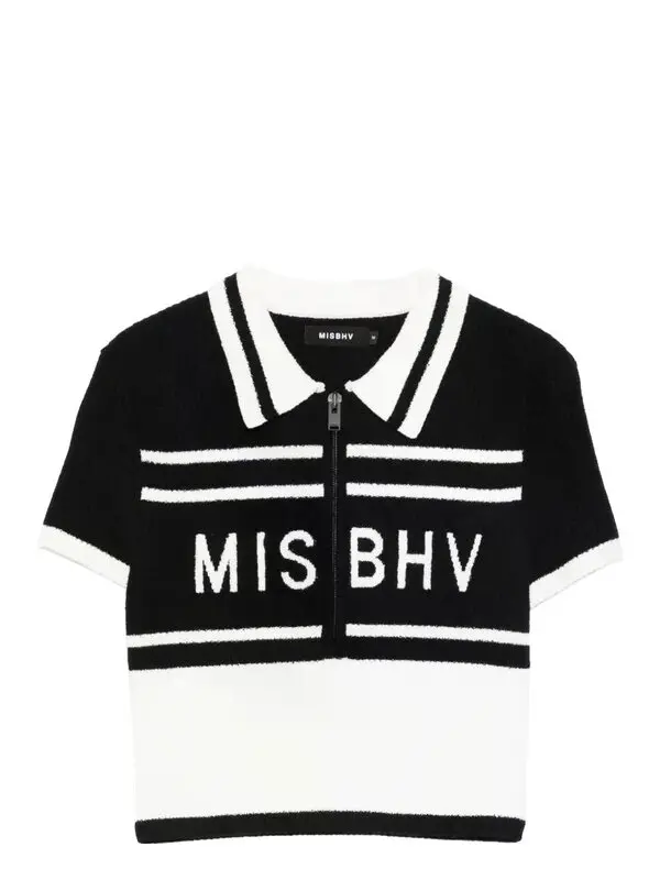 MISBHV Striped Polo - Black