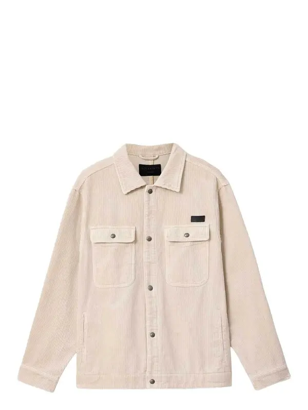 ALLSAINTS Corduroy Castleford Overshirt - White