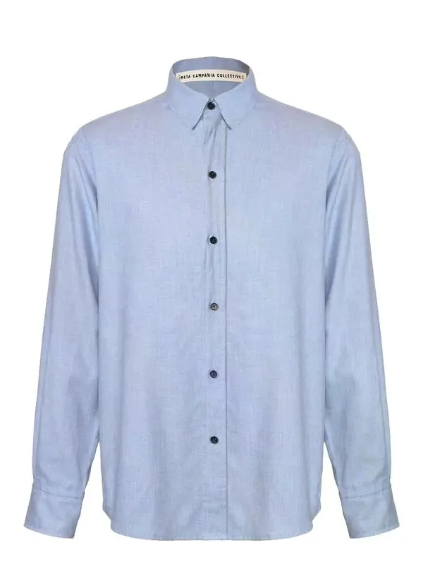 META CAMPANIA COLLECTIVE Long Sleeve Shirt - Blue