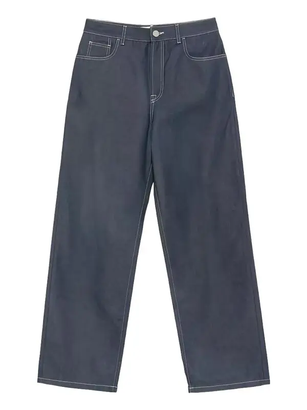 RÓHE Contrast-stitching Jeans - Blue