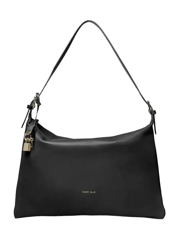 MARC ELLIS Logo Shoulder Bag - Black