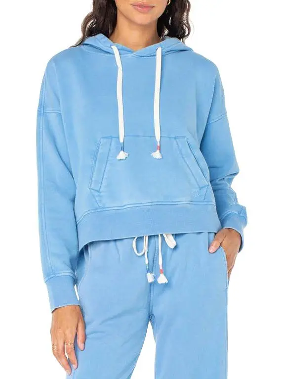 Roxy Tidewater Hoodie - Azure Blue Solid