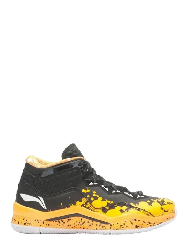 LI-NING Way Of Wade 3 Drip Sneakers - Black/orange/white