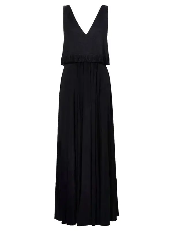 Proenza Schouler V-neck Maxi Dress - Black
