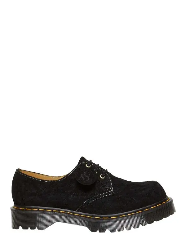 Dr. Martens 1461 Bex Emboss Suede Oxford Sneakers - Black