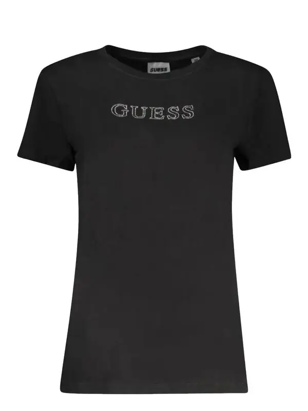 Guess Rhinestone-embellished T-shirt - Black