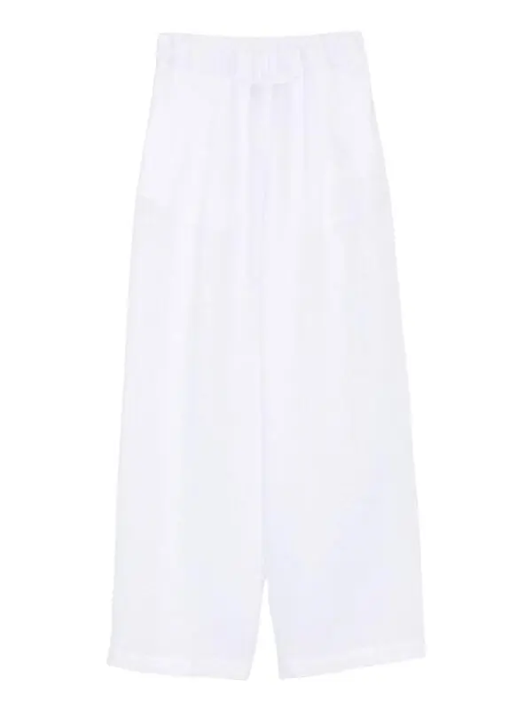 SEMICOUTURE Jhonny Linen Trousers - White