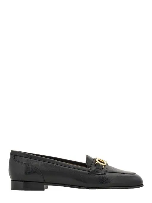 FERRAGAMO Gancini Loafer - Black