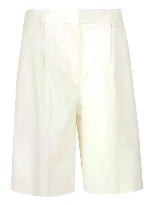 Pinko Pressed-crease Tailored Shorts - Neutrals