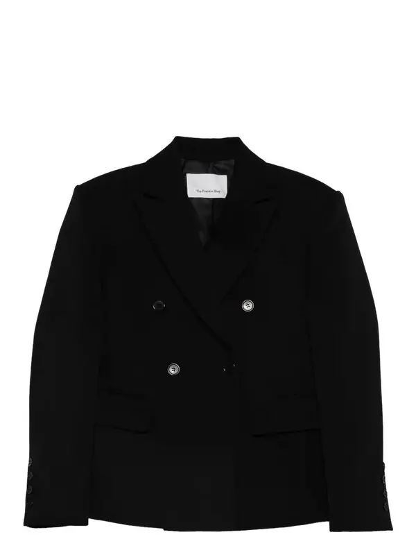 THE FRANKIE SHOP Double-breasted Blazer - Black