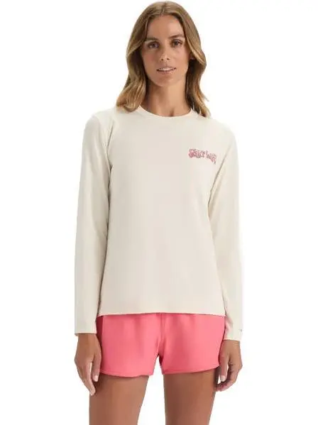 SALT LIFE Sunrise Vibes Slx Performance Long Sleeve Shirt - Chalk
