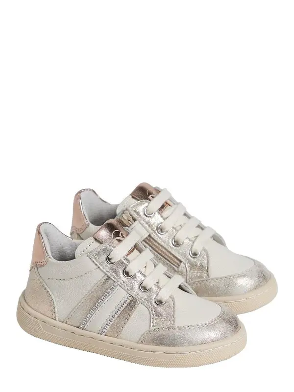 NEROGIARDINI High Top Sneakers - Beige/light Gold