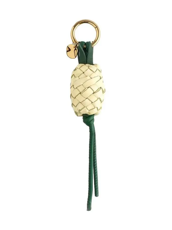 Madewell Woven Pineapple Bag Charm - Pale Pineapple Multi