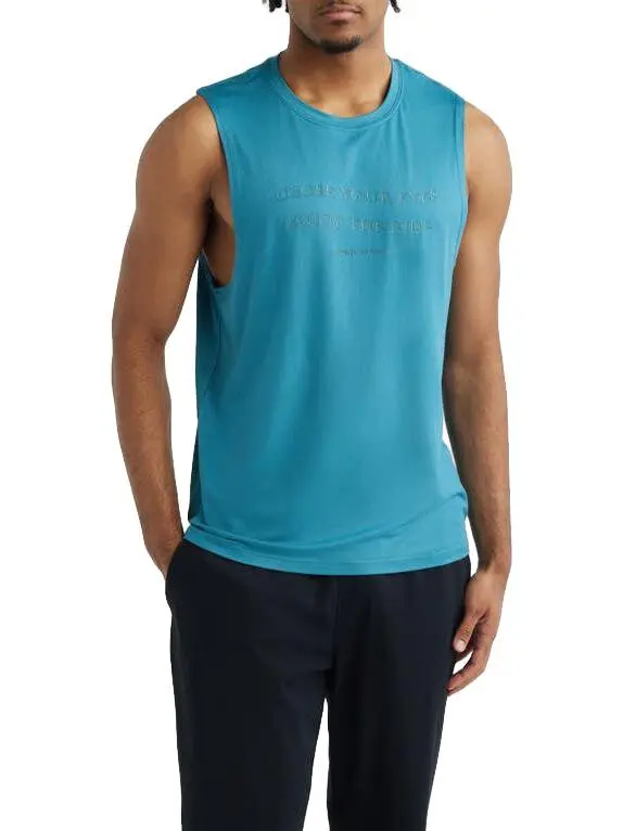 SANTO STUDIO Ryan Sheckler Edition Tempo Enjoy Graphic Tech Tank - Blue