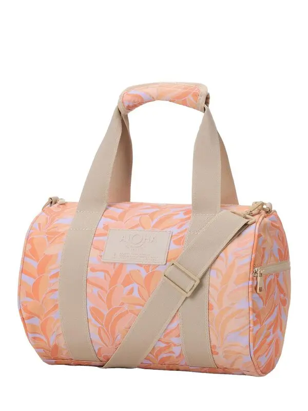 ALOHA COLLECTION Stubby Lei Stand Duffle Bag - Peachy