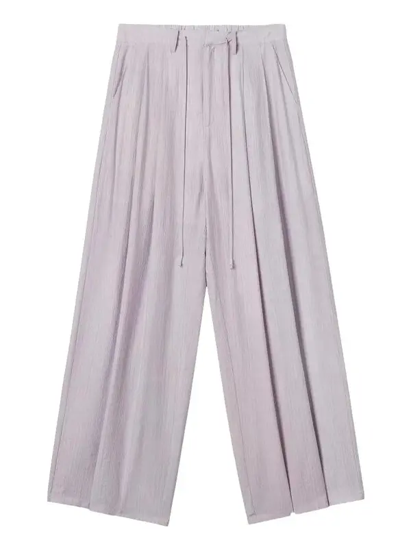 B+AB Plated Trousers - Purple