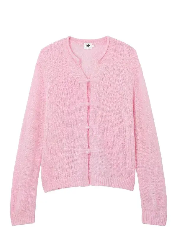 B+AB Buttoned Cardigan - Pink