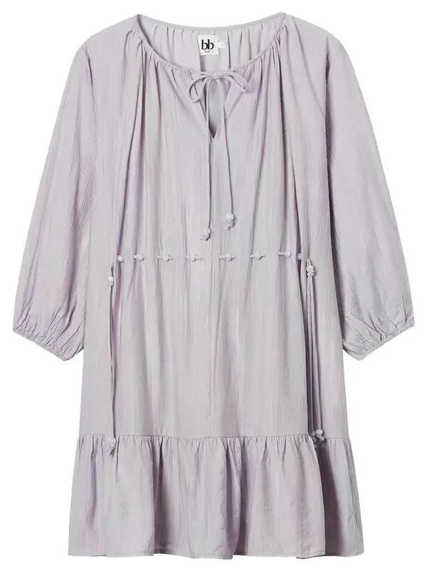B+AB Tiered Dress - Purple