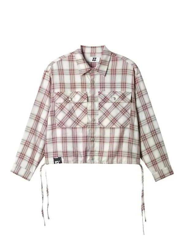 Izzue Check Pocket Shirt - White
