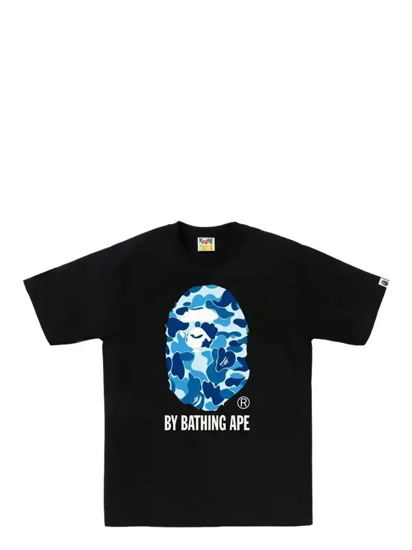A BATHING APE Camouflage-print T-shirt - Black