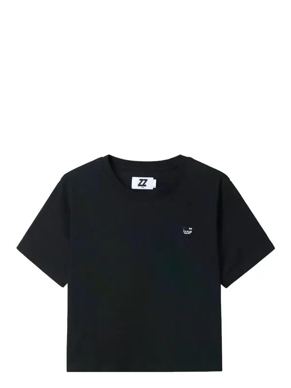 Izzue Logo-detail T-shirt - Black